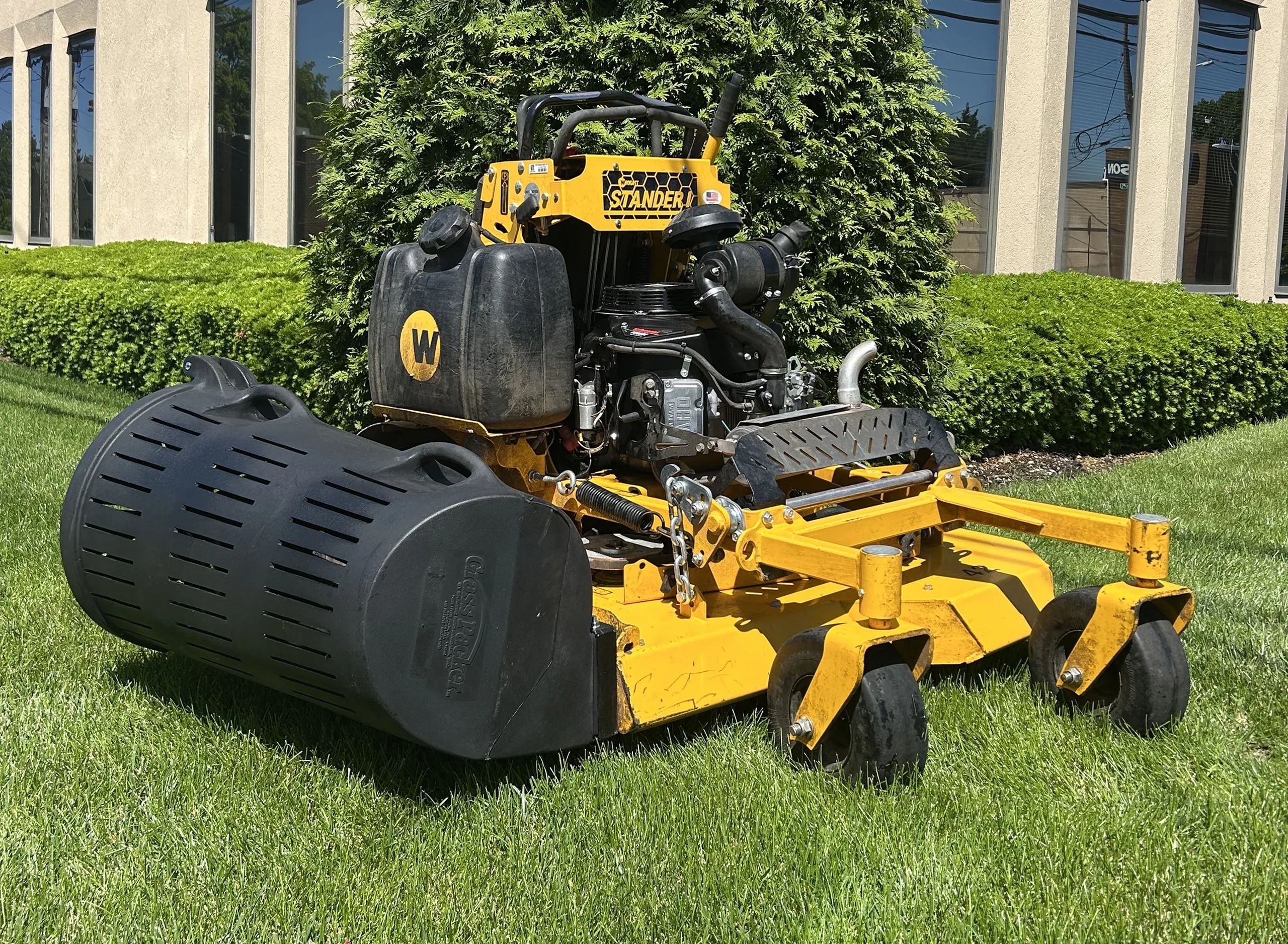 Grass Packer™ | Grass Catcher for Commercial Mowers | Made in USA