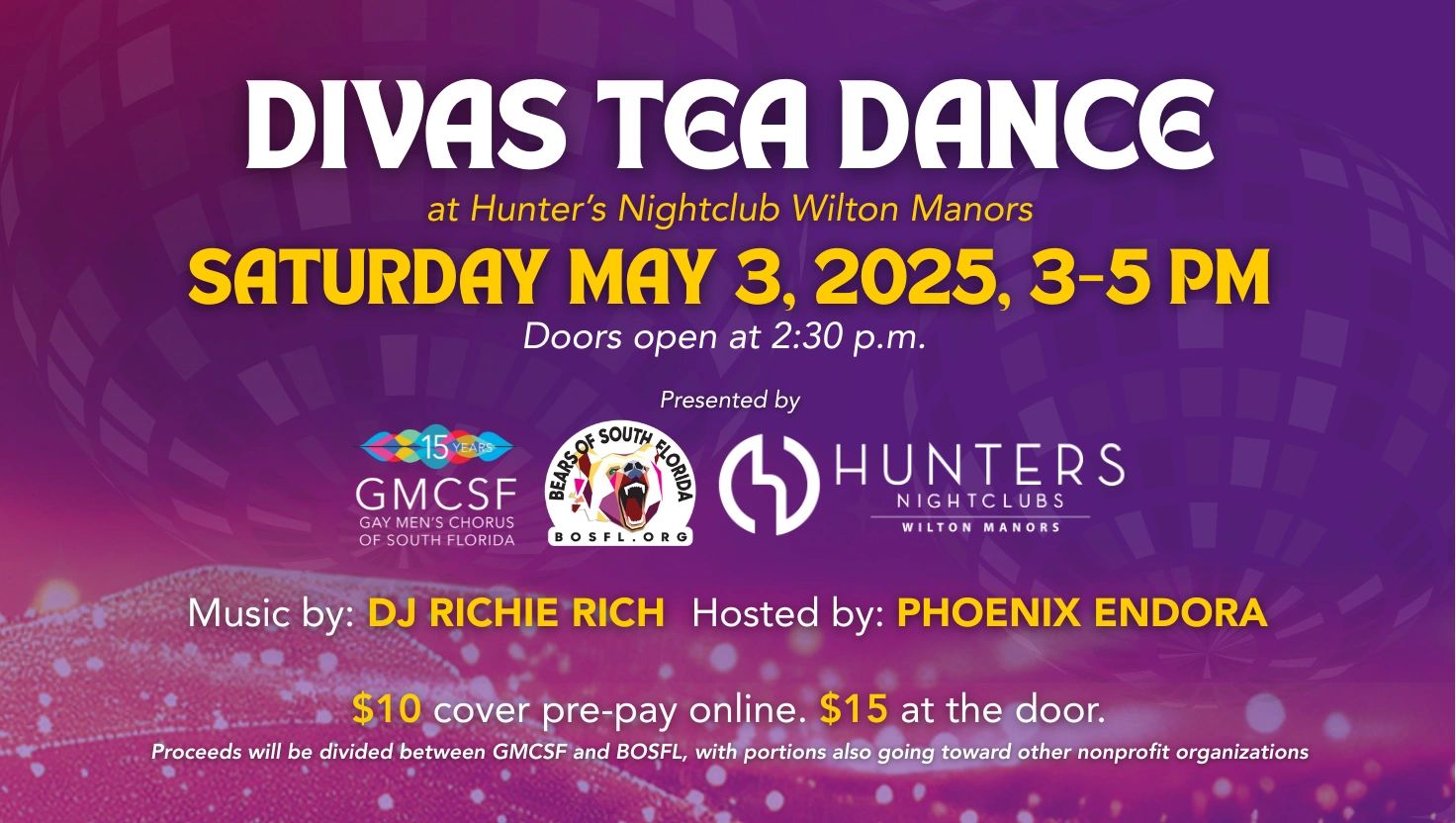 Divas Tea Dance May 3