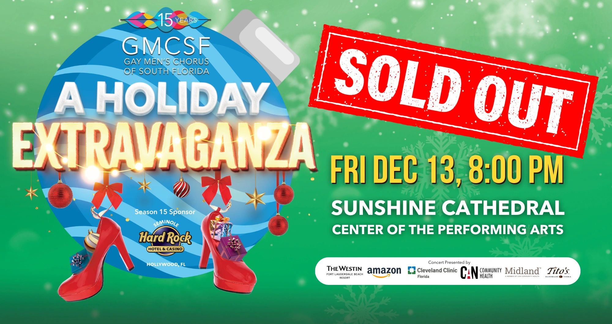 Sold Out! A Holiday Extravaganza at Sunshine Cathedral