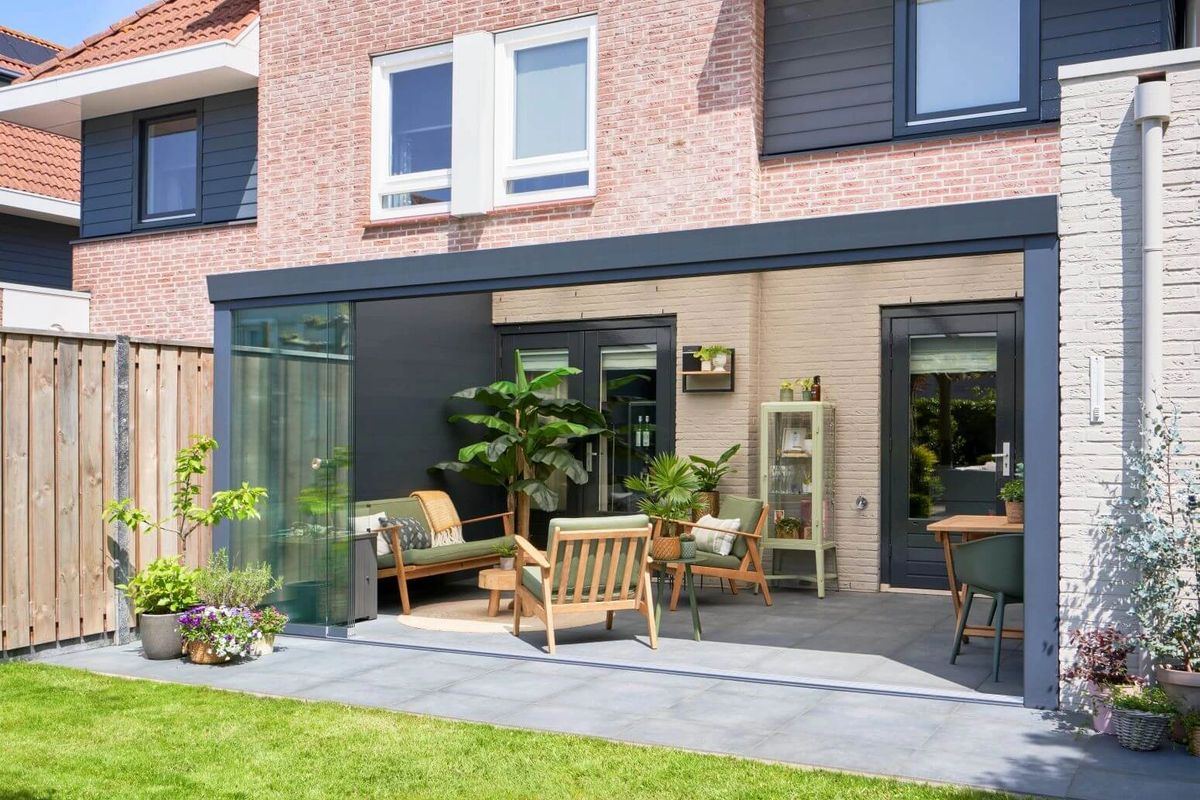 6M Wide Deponti GIALLO Aluminium Veranda Fully Glazed Roof (Available ...