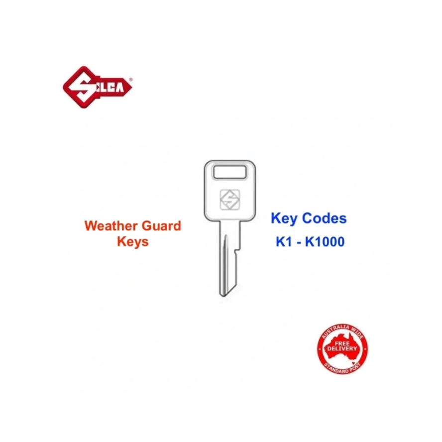 Weather Guard Tool Box Keys