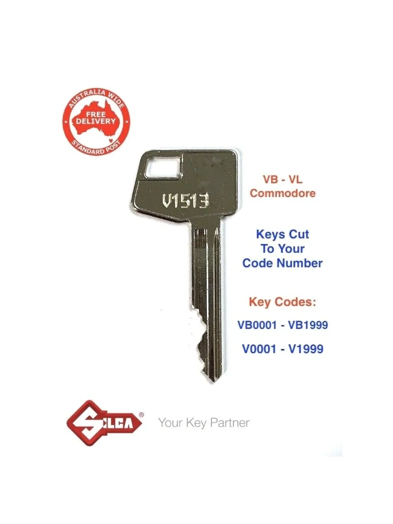 Holden Commodore VB - VL Keys Cut