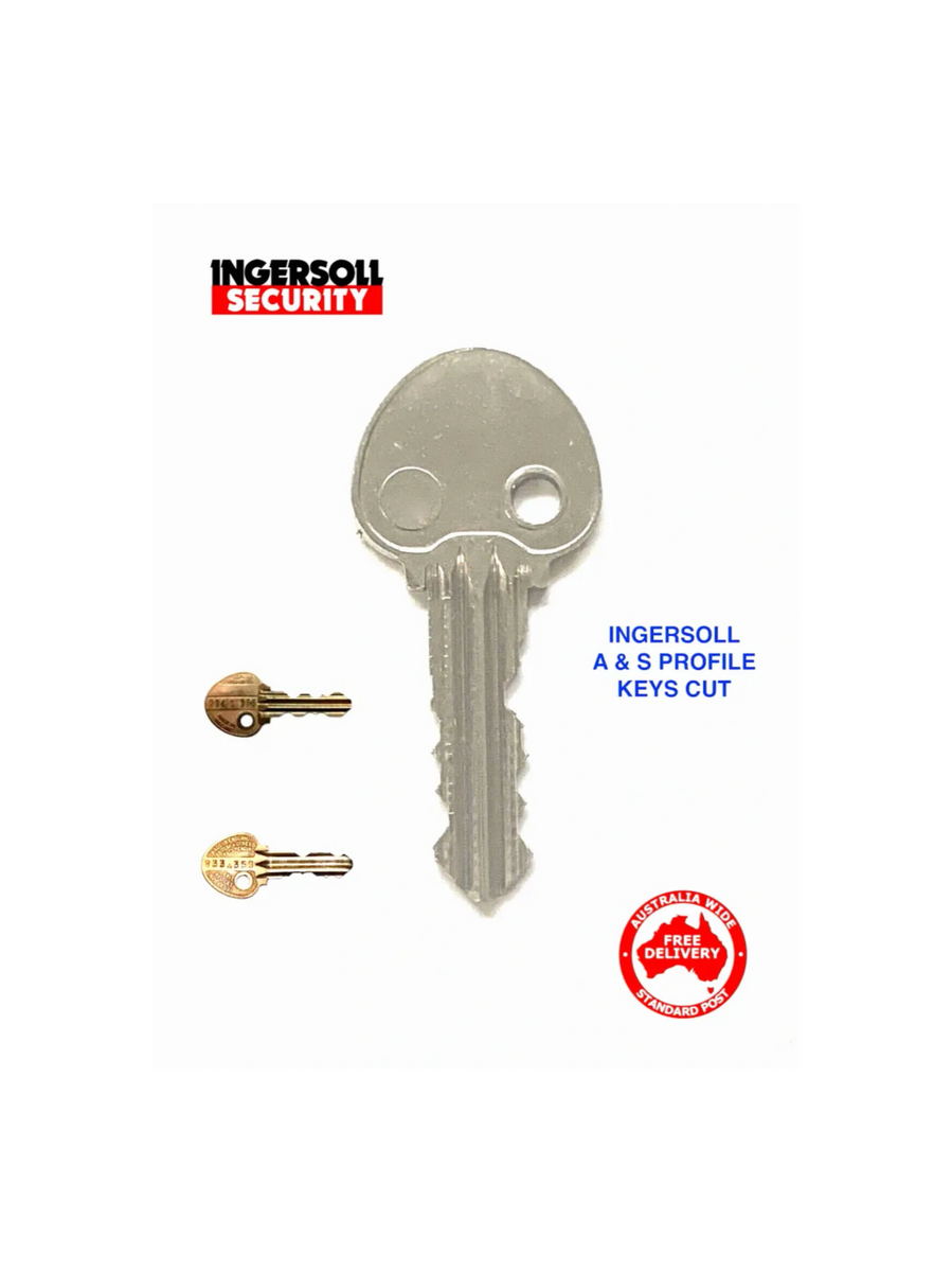 Ingersoll A & S Profile Keys Cut