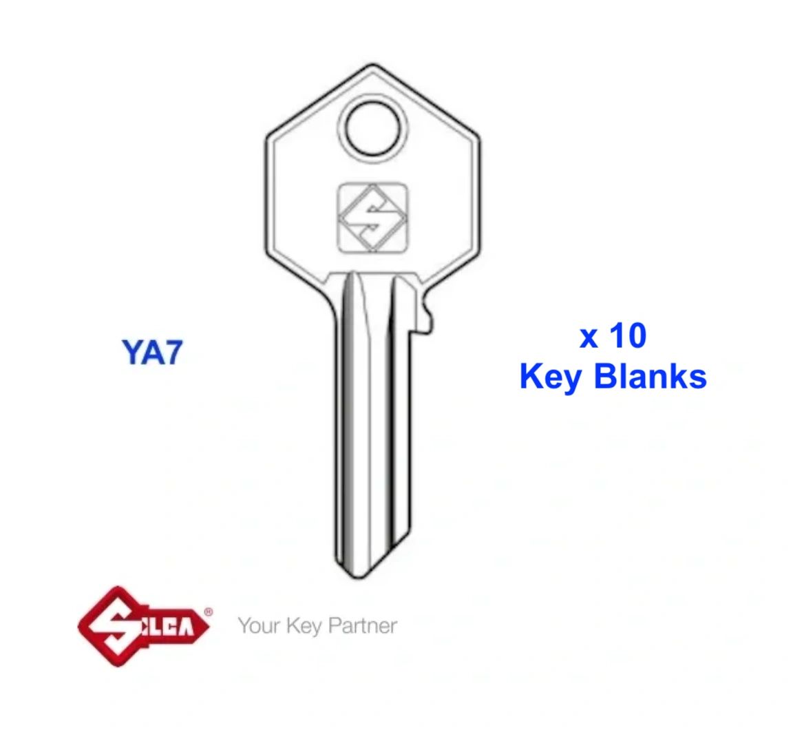 Silca YA7 Key Blanks-Bag of x 10