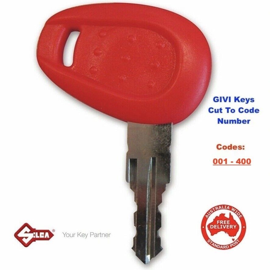 Givi Motorcycle Top Box Keys