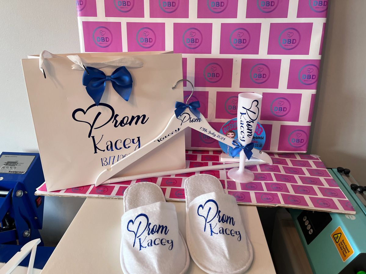personalised prom set