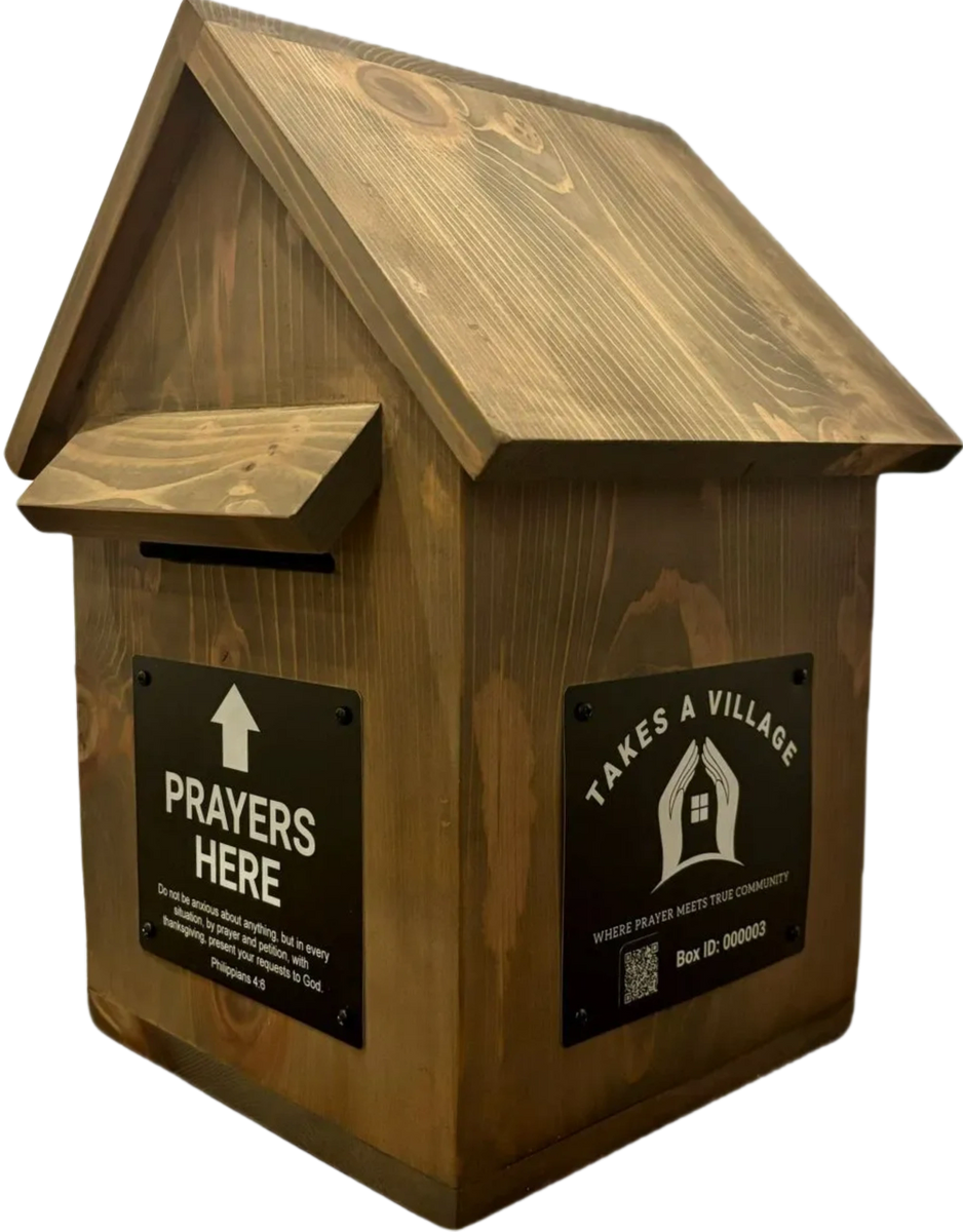 Cedar Stained Prayer Box