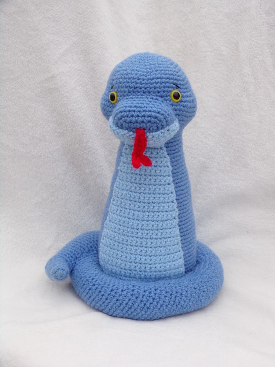 Sidewinder Syd the Snake - PDF crochet pattern