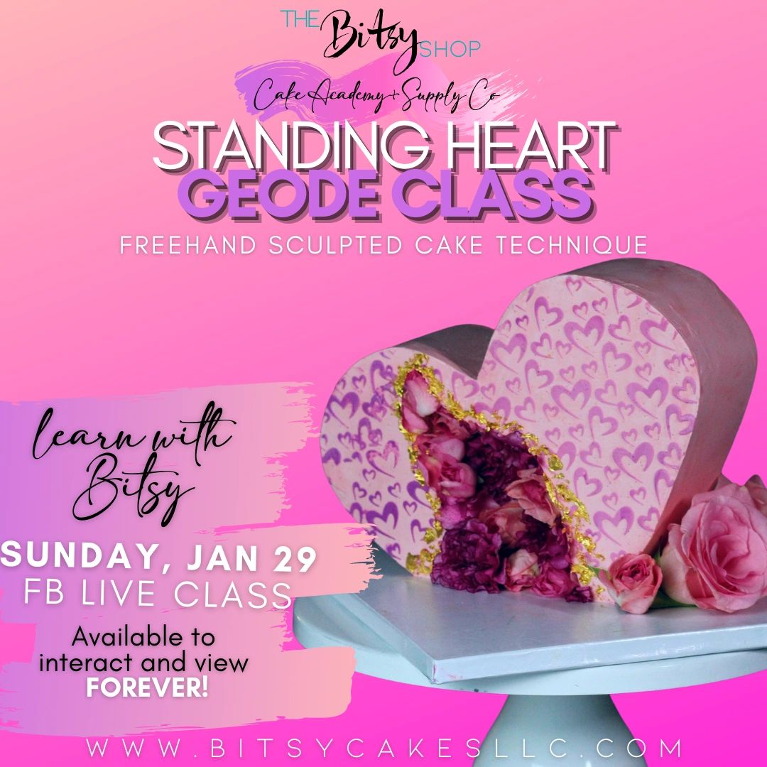 CLASS: Standing Heart Cake Class
