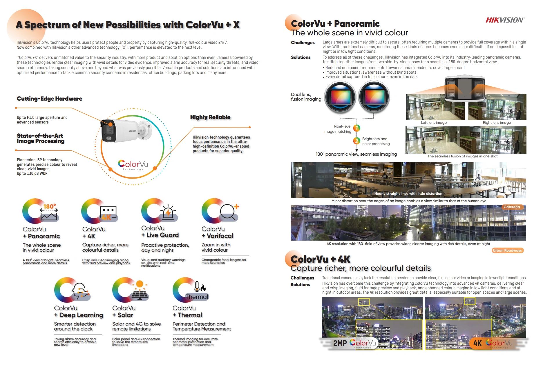 Explore new possibilities with ColorVu Technology