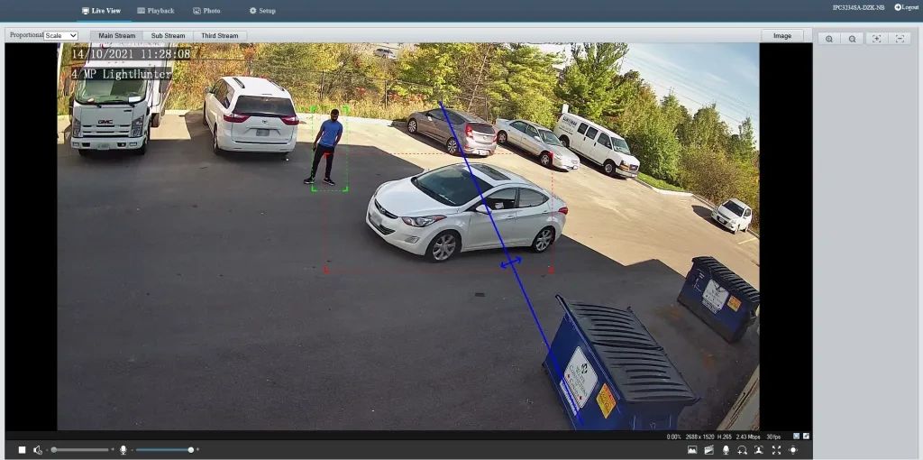 Uniview Smart Intrusion Prevention – Human and Vehicle Detection
