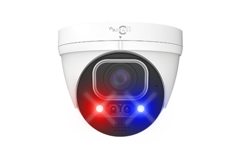 Aibase Color 4K AI Black Light Active Deterrence IP Turret (CAM-IP3178 ...