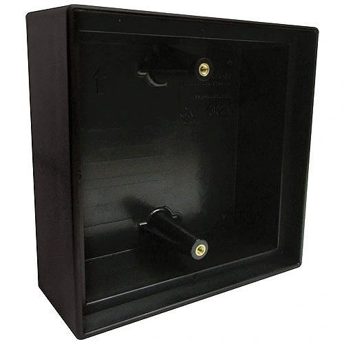 Camden CM-43CBL Surface Mounting Box, Black Flame/Impact Resistant ...