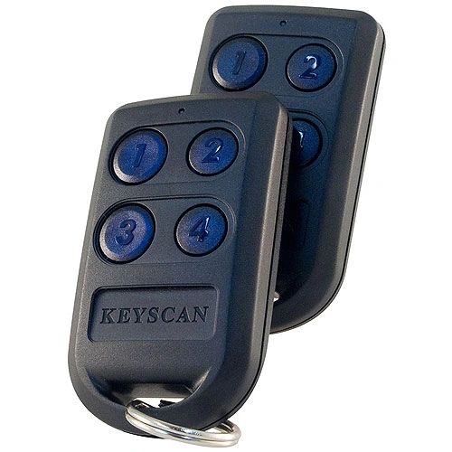 Keyscan K-TX2 HID 125 kHz 4-Button Key Fob Wireless Transmitter, HID ...