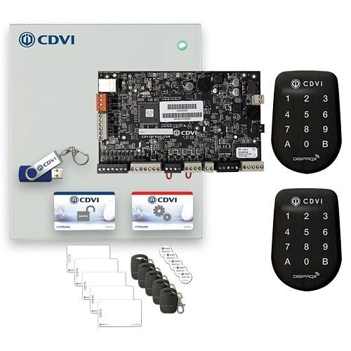CDVI A22KITSKB Atrium 2-Door SOLARK Keypad Reader Door Access Control ...