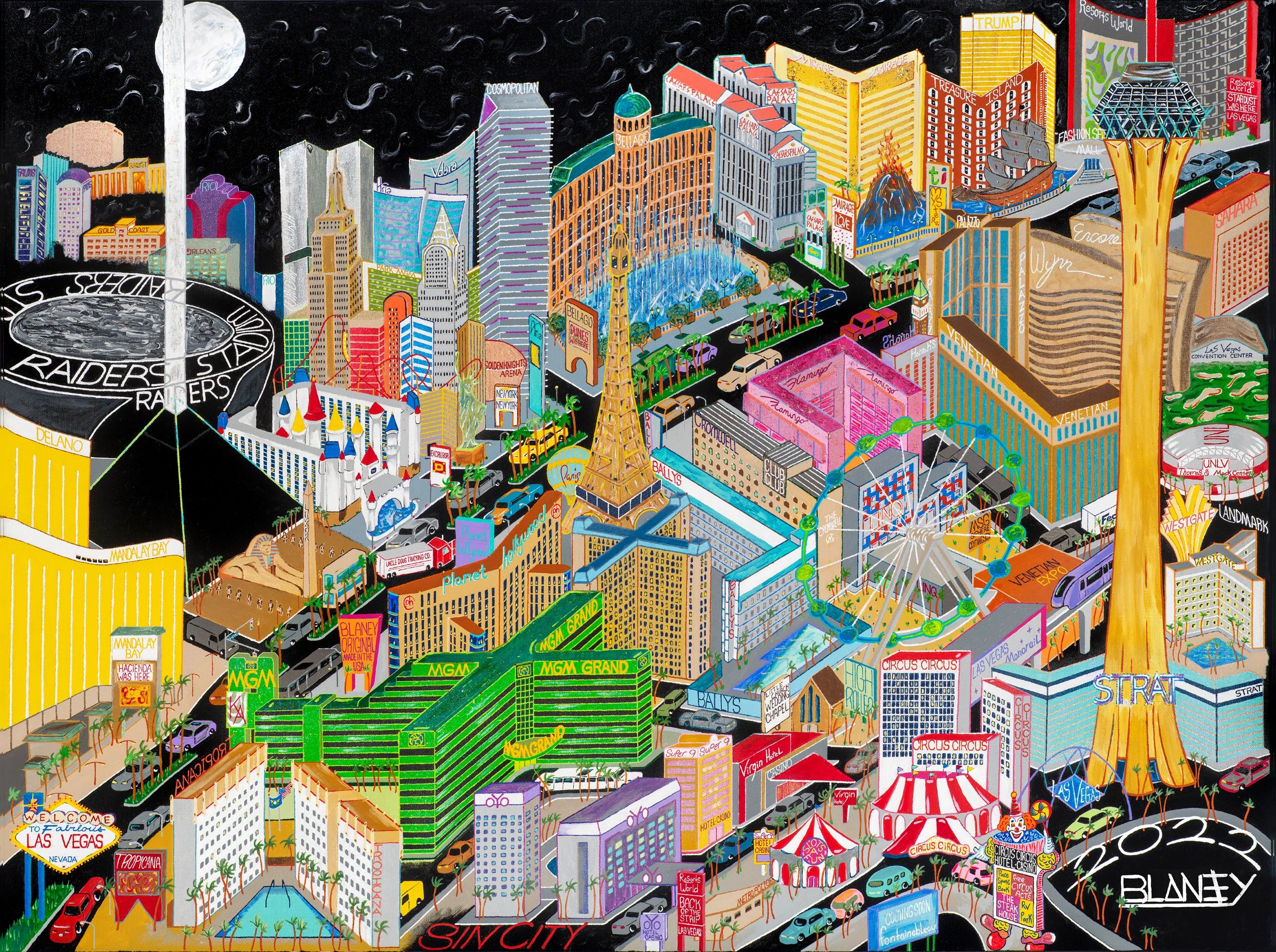 Las Vegas Art Paintings, Using Acrylic Paintings Las Vegas, Art ...