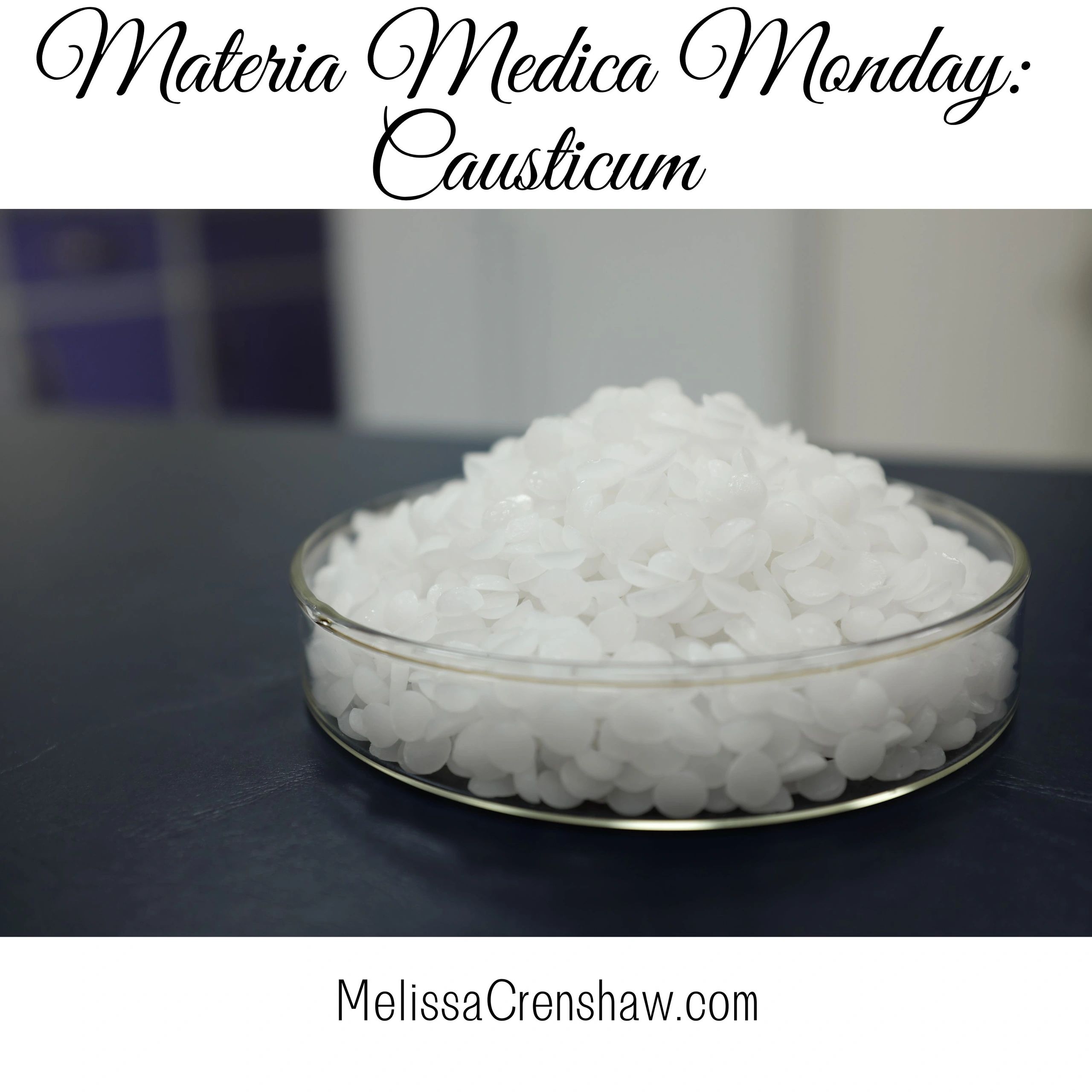 Materia Medica Monday: Causticum