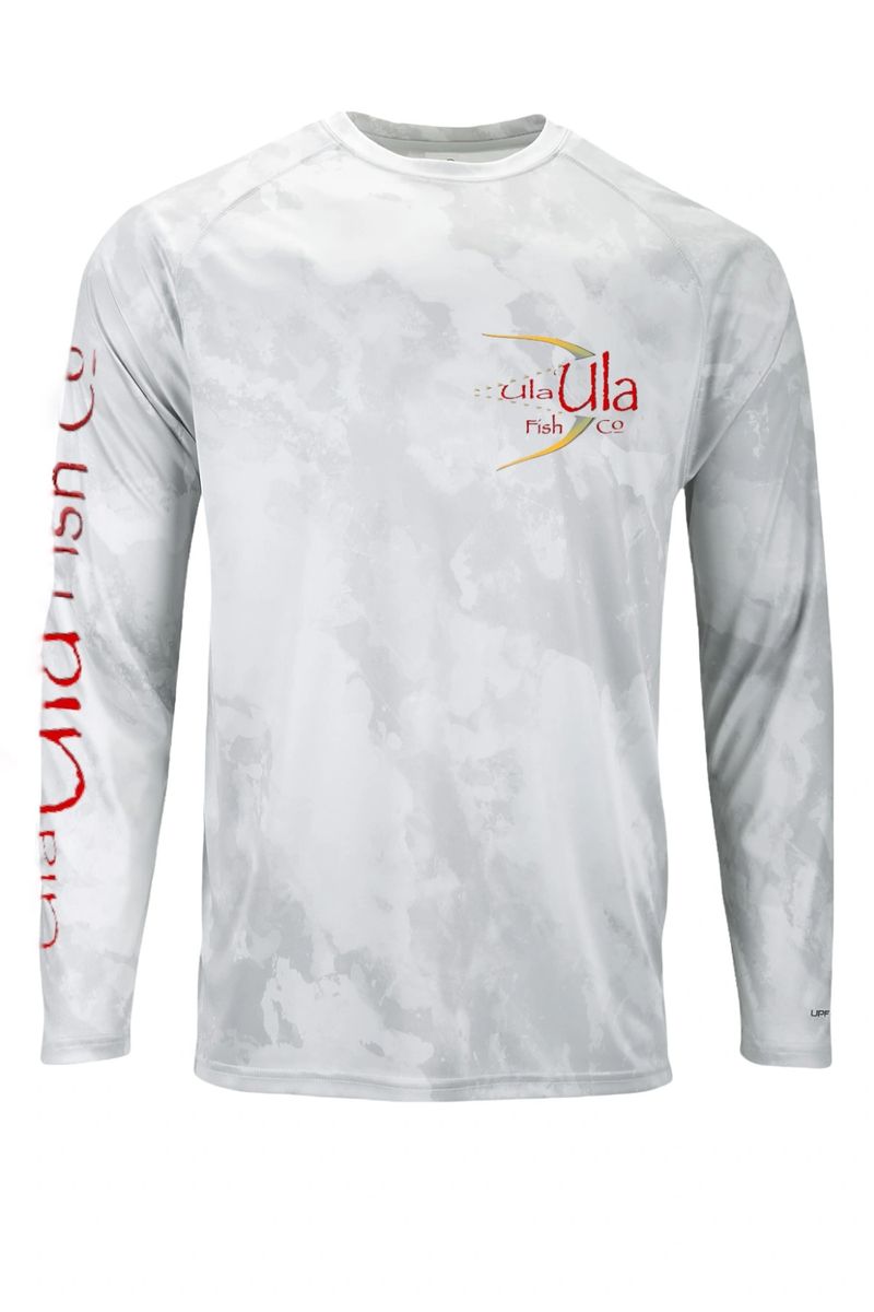 UPF 50 Performance Long Sleeve - White Wash