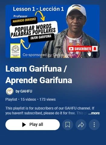Let's Learn / Aprende Garifuna