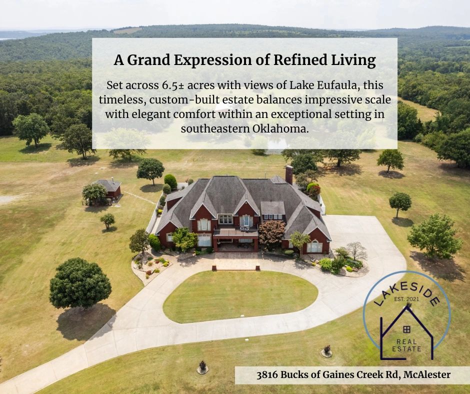 Lake Eufaula Estate - 3816 Bucks of Gaines Creek Rd, McAlester