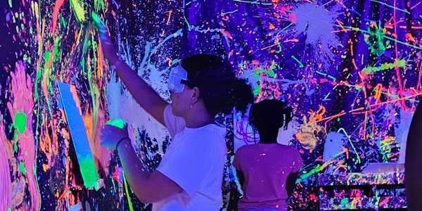 The Splatter Place - Splatter Painting, Black Light