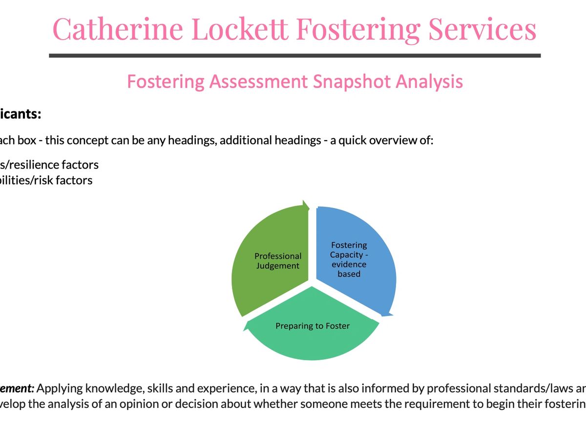 Assessment Snapshot Analysis