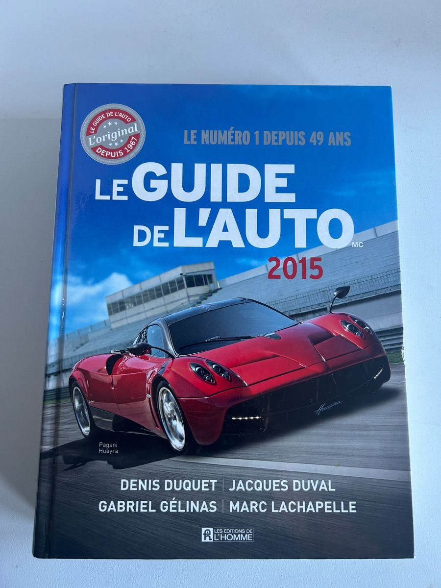 Livre Le Guide de L'Auto 2015