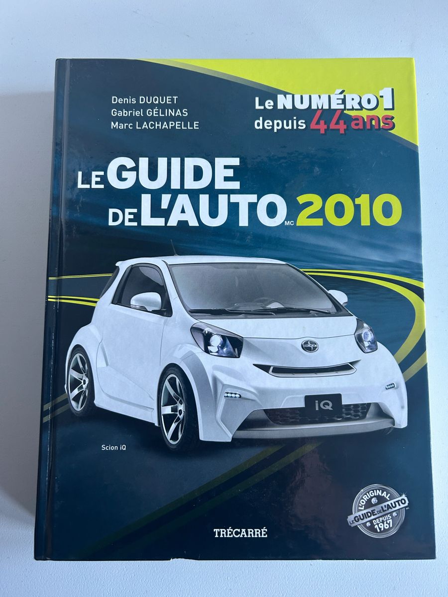 Livre Le Guide de L'Auto 2010