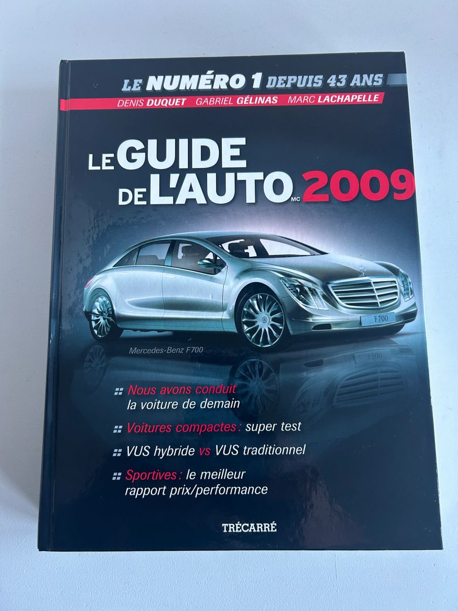Livre Le Guide de L'Auto 2009