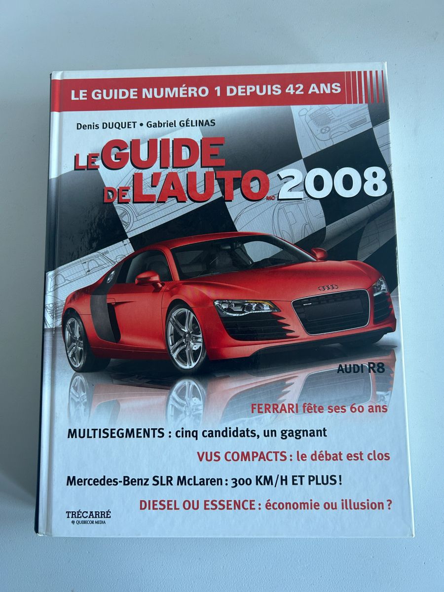 Livre Le Guide de L'Auto 2008