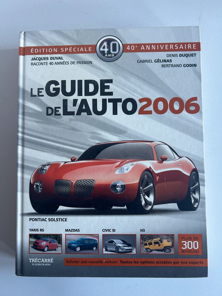Livre Le Guide de L'Auto 2006
