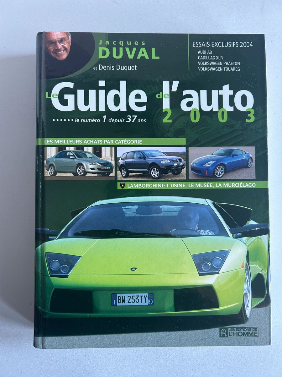 Livre Le Guide de L'Auto 2003