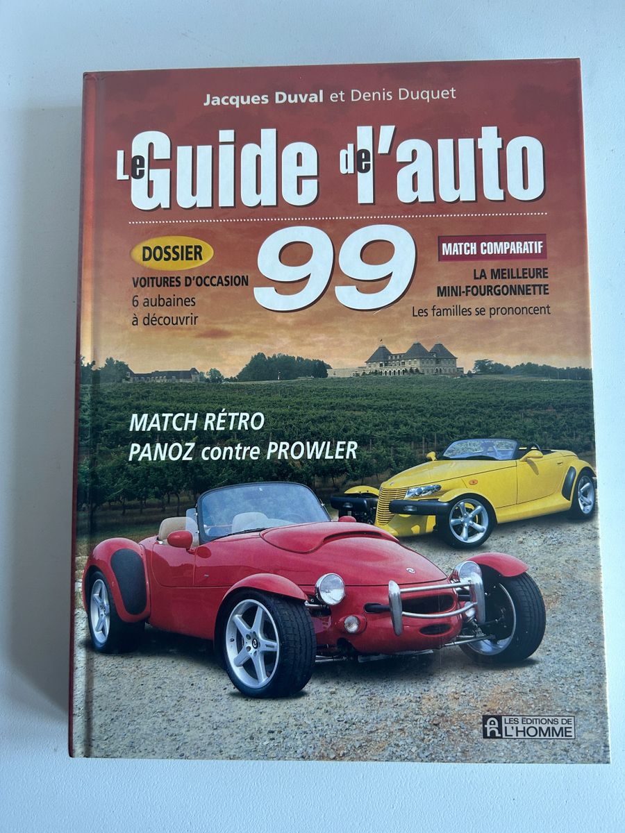 Livre Le Guide de L'Auto 1999