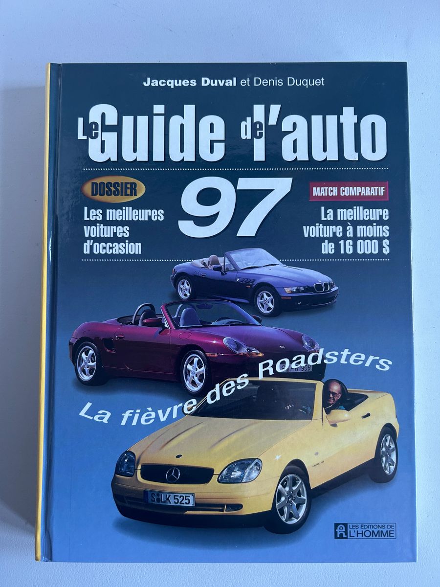 Livre Le Guide de L'Auto 1997