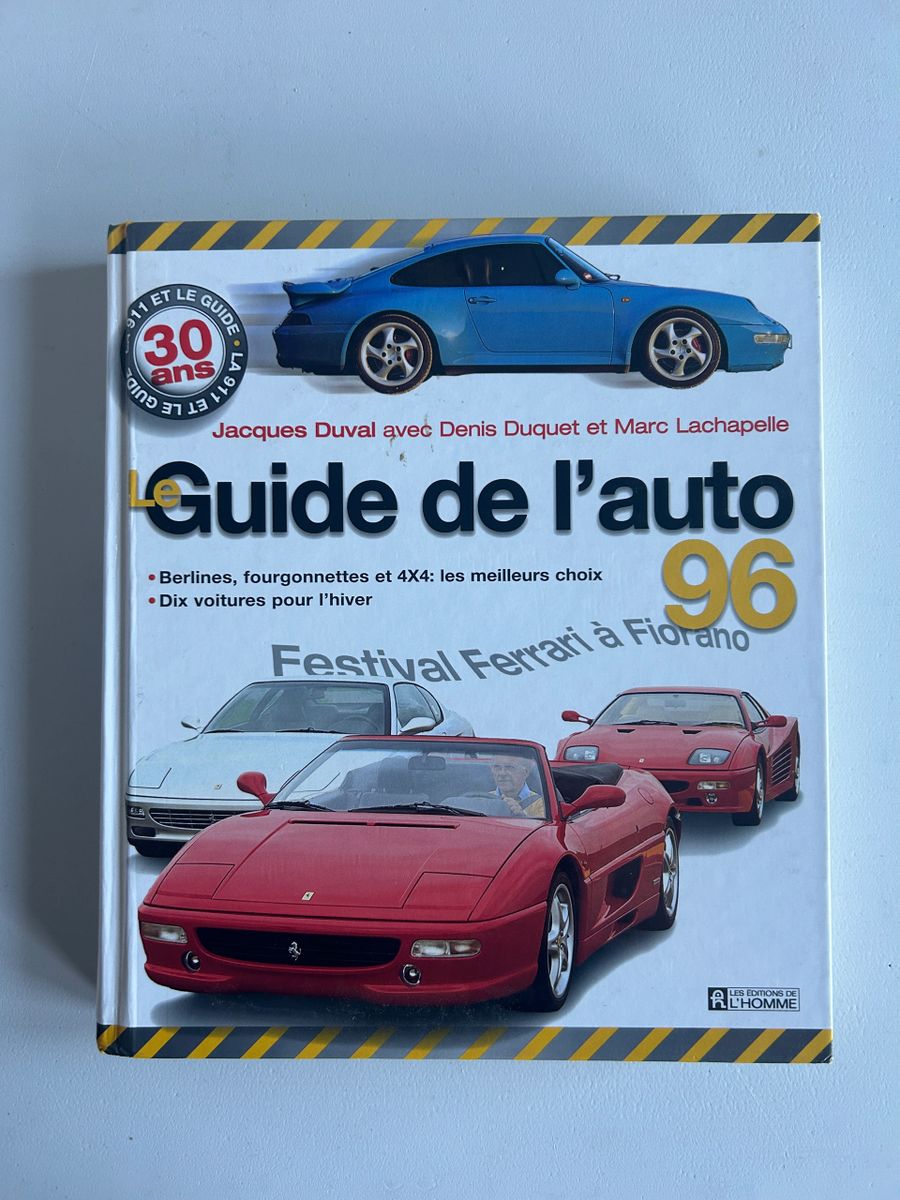 Livre Le Guide de L'Auto 1996