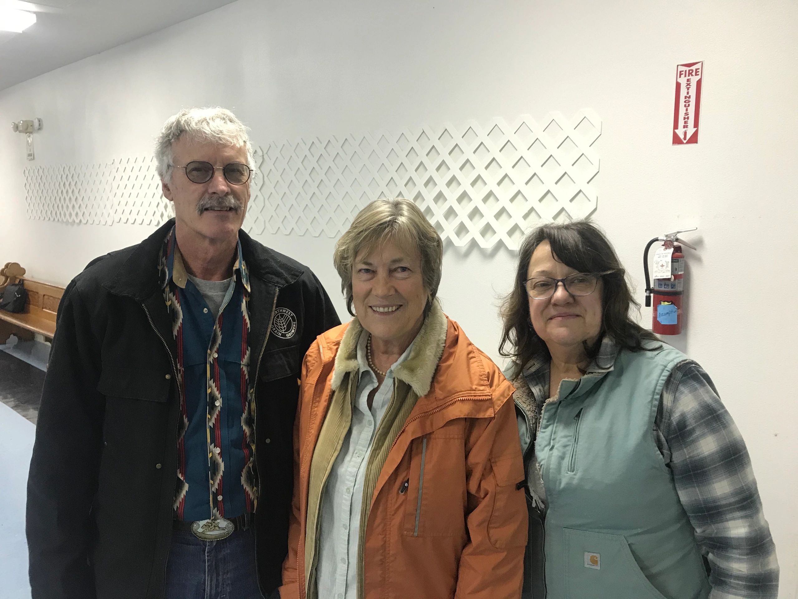 John and Betty Mobbs with Dr. Christine Jones