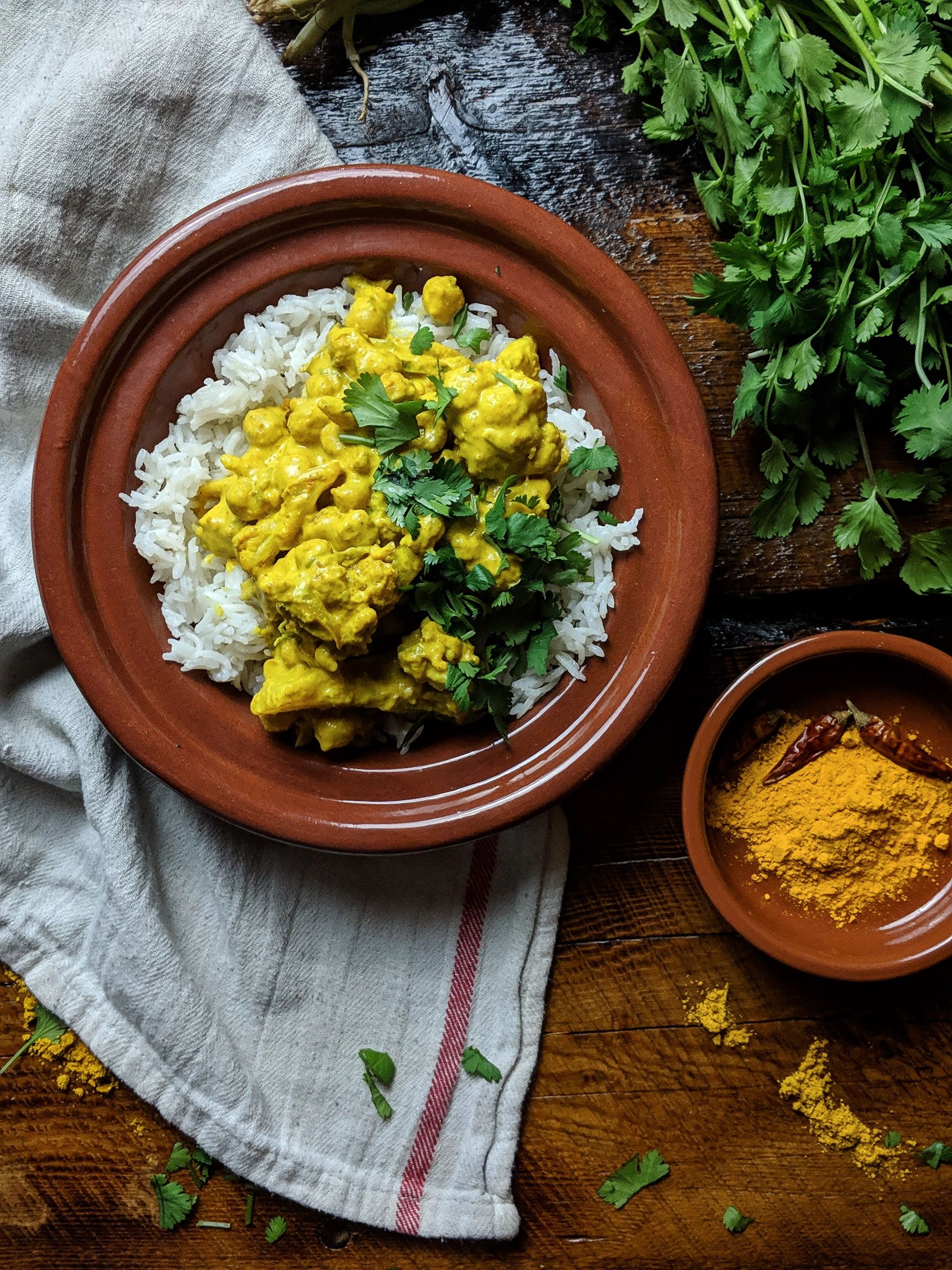 Le curry de Célestine à la végétarienne