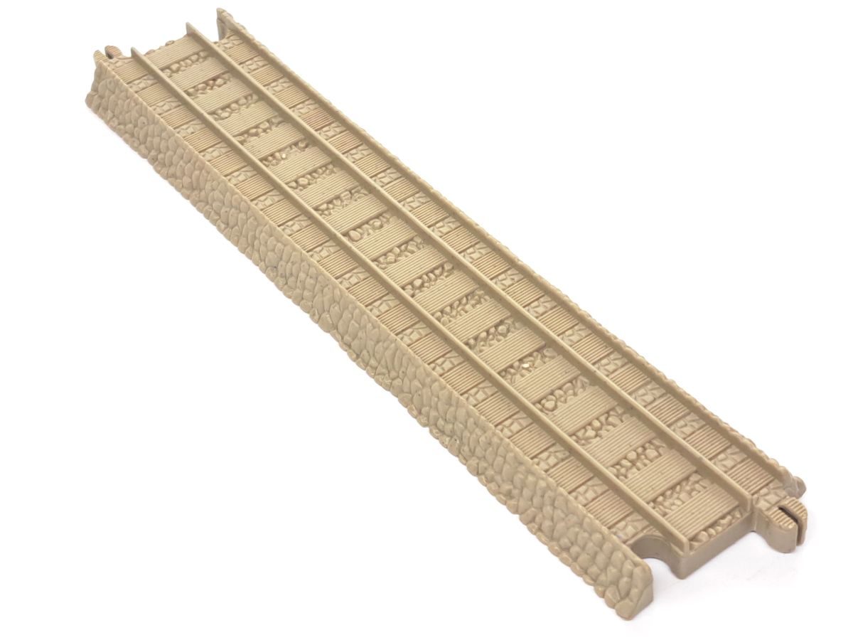 Tan straight track 8" Trackmaster