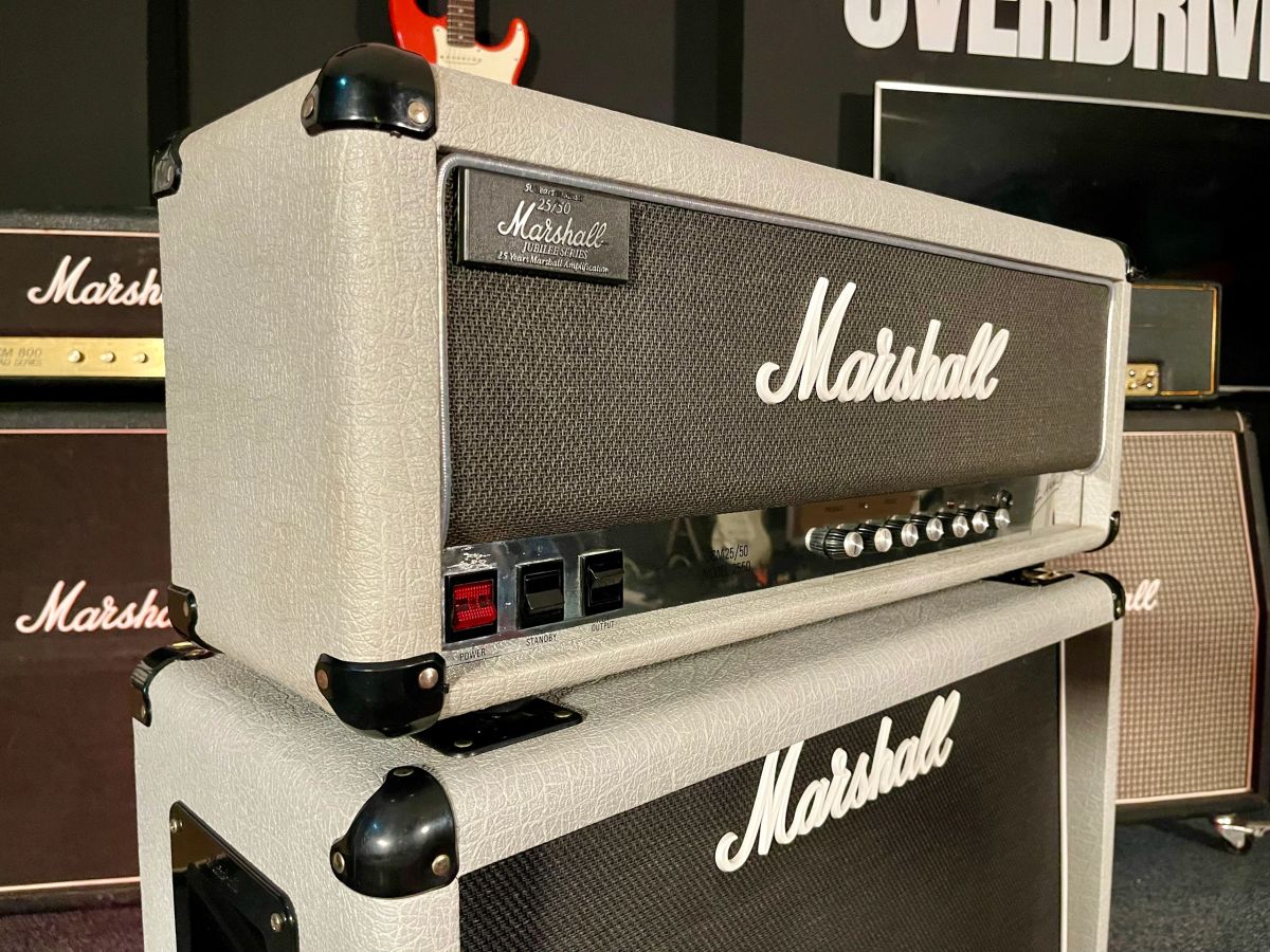 Marshall JCM25/50 "Silver Jubilee" Model 2550 2-Channel 50-Watt Guitar ...