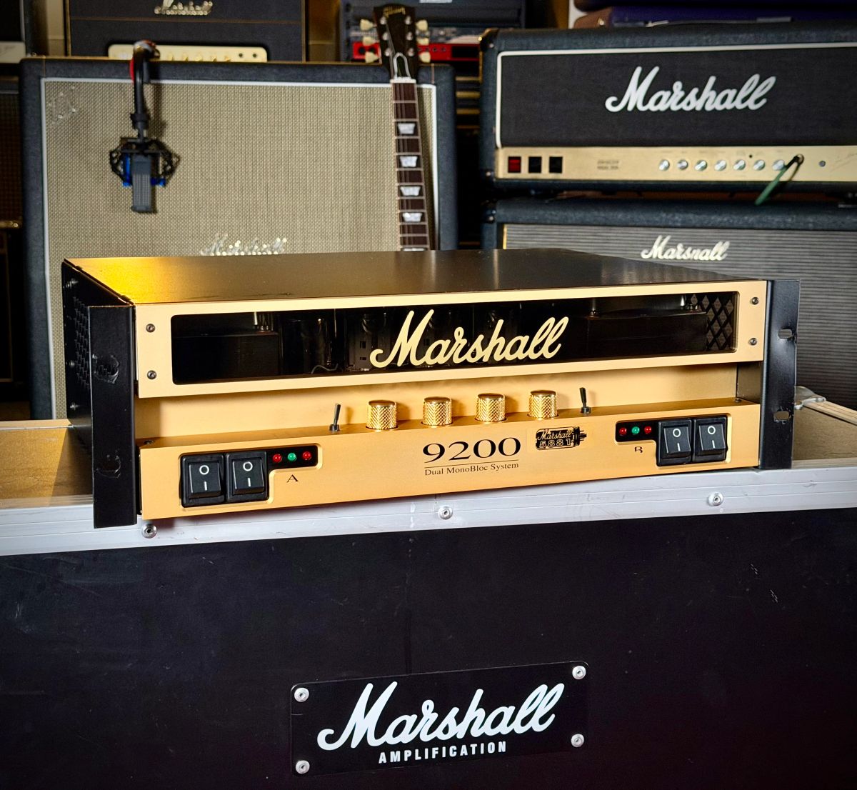Marshall 9200 Dual Monobloc 5881 - 100/100w Power Amp - 1993 - Serviced