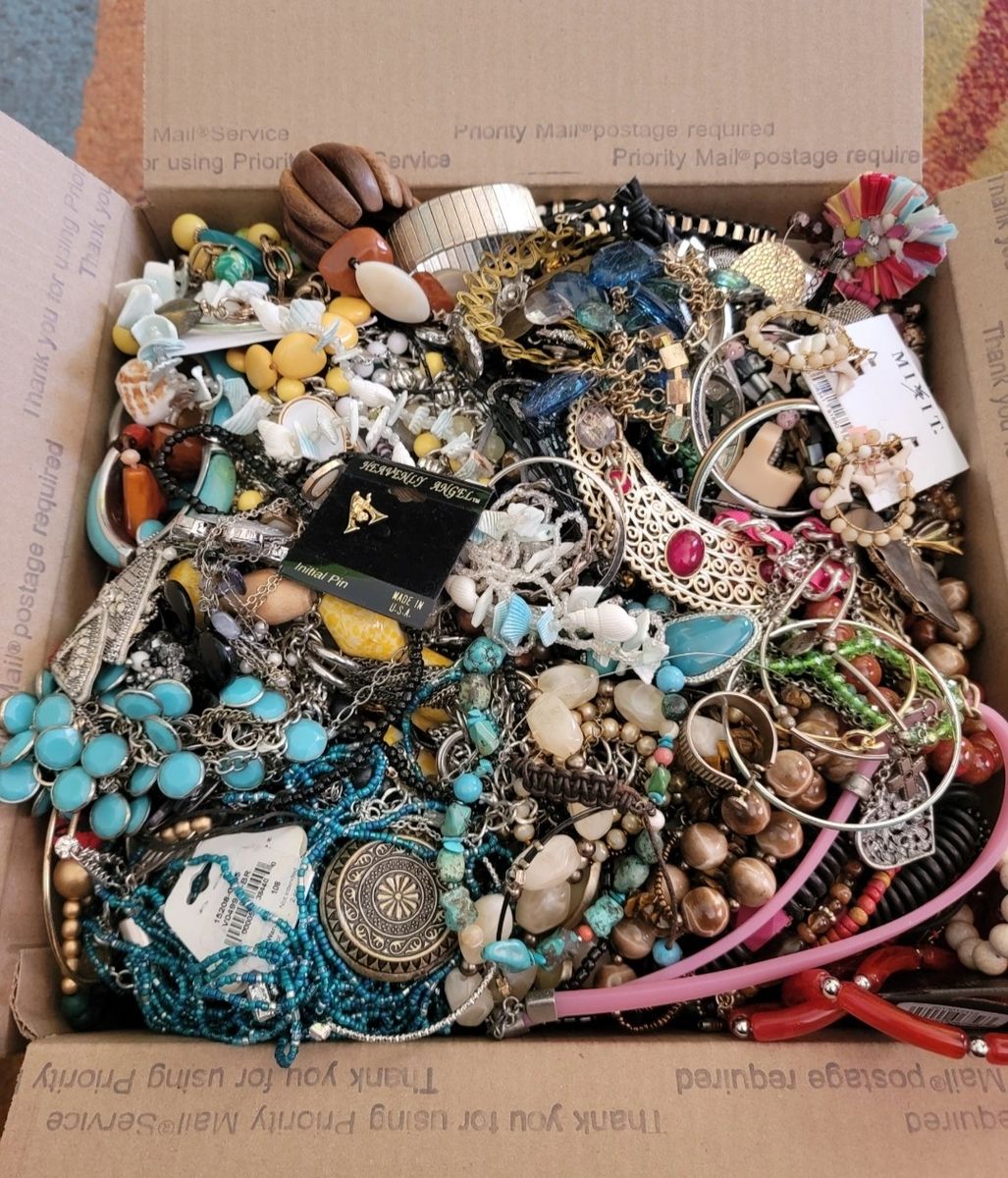 Assorted Treasure Jewelry - Large Box