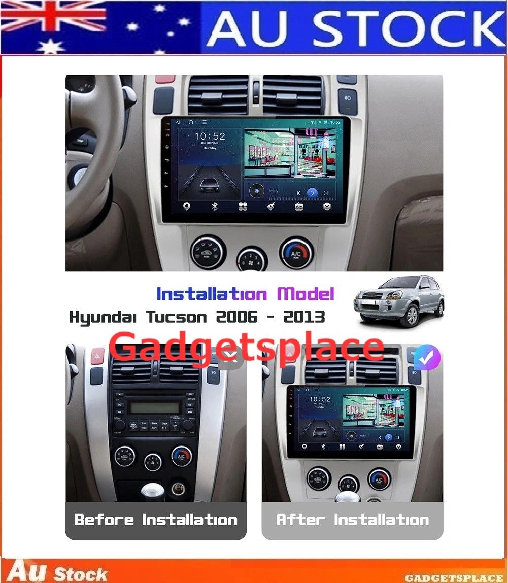 For Hyundai Tucson 2006 -2013 10" Android GPS Carplay DSP Car Stereo ...
