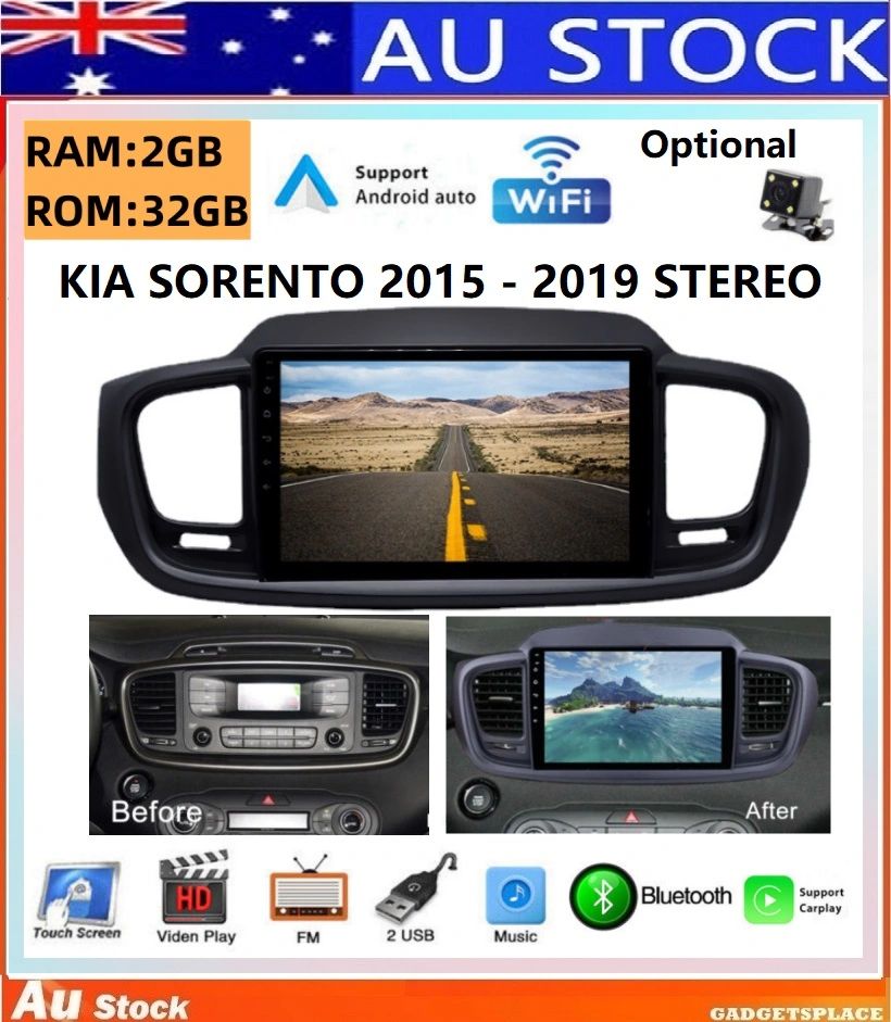 10'' For Kia Sorento 2015 - 2019 Android Car Carplay Stereo Radio Navi ...