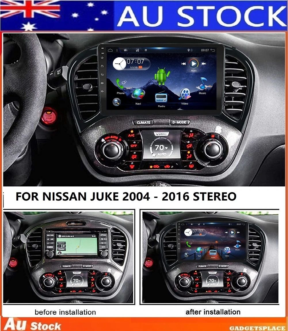 For Nissan Juke 2004 - 2016 Android Car Stereo Navigation GPS Head Unit ...