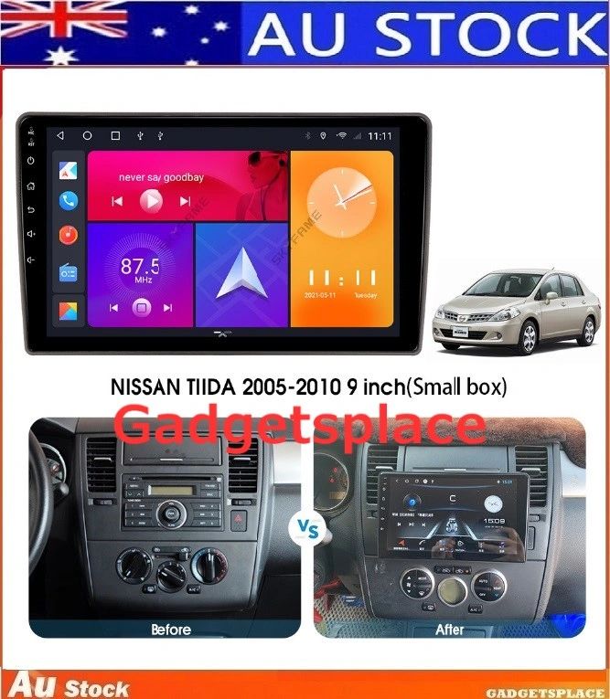 For Nissan Tiida 2005 - 2010 Android Car Stereo carplay Radio GPS Navi ...