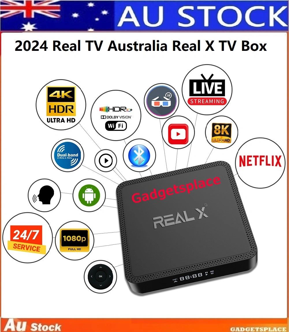 Real TV Australia realTV X RealX tv Android box with 2 year subcription ...