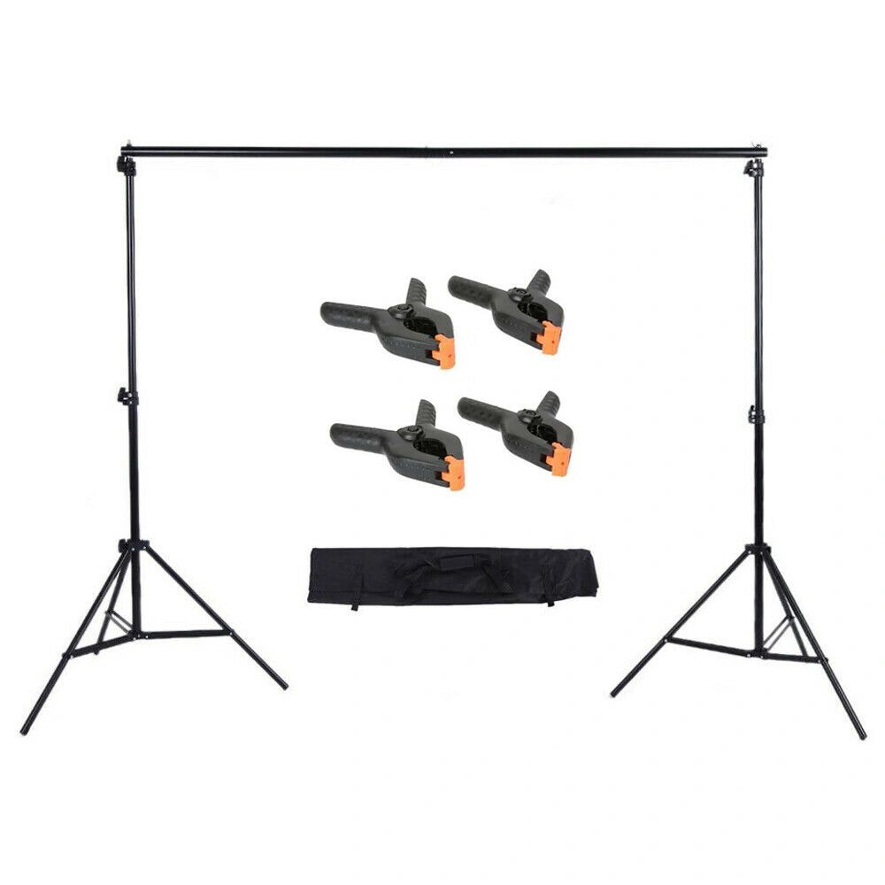 2x3m Backdrop Stand only Photography Studio Adjustable Stand Screen ...