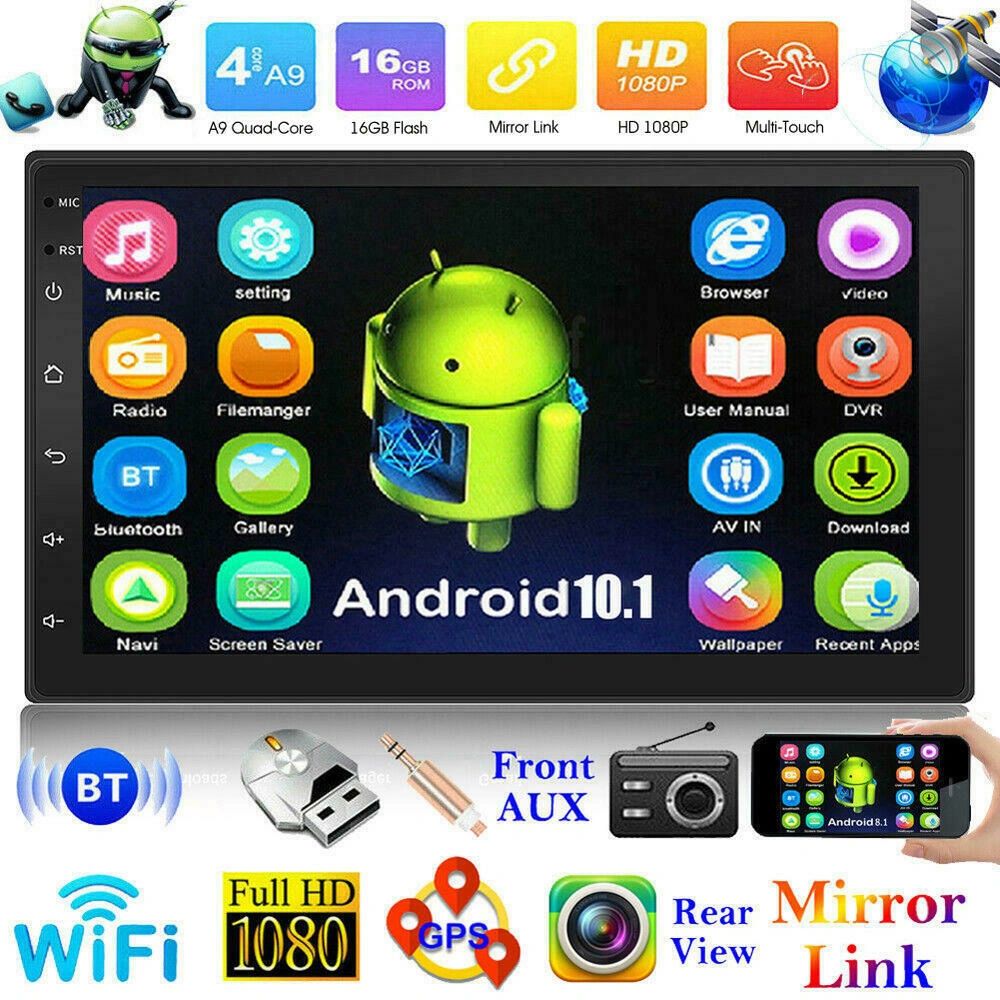 Android 10.1 2GB Ram + 16GB Car Radio Video Player 7 inch headunit ...
