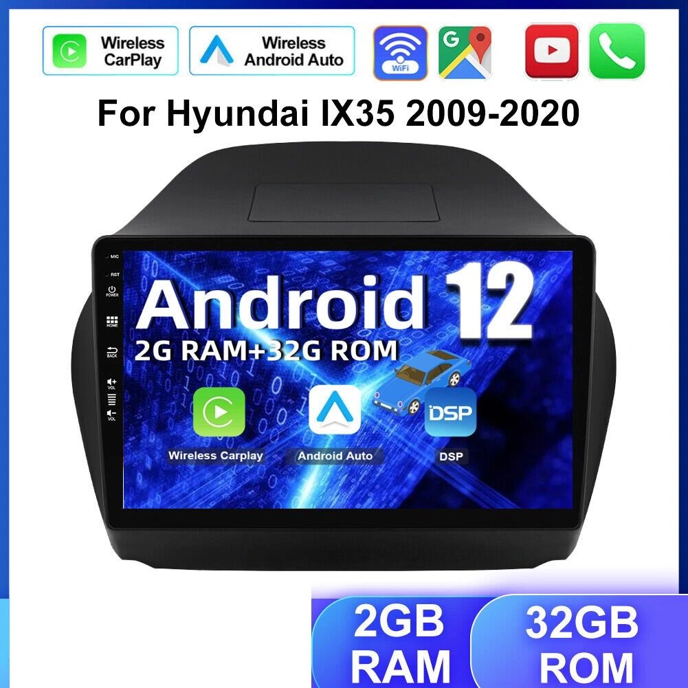 Android 12 For Hyundai IX35 Tucson 2009 - 2020 carplay Car Stereo Head ...