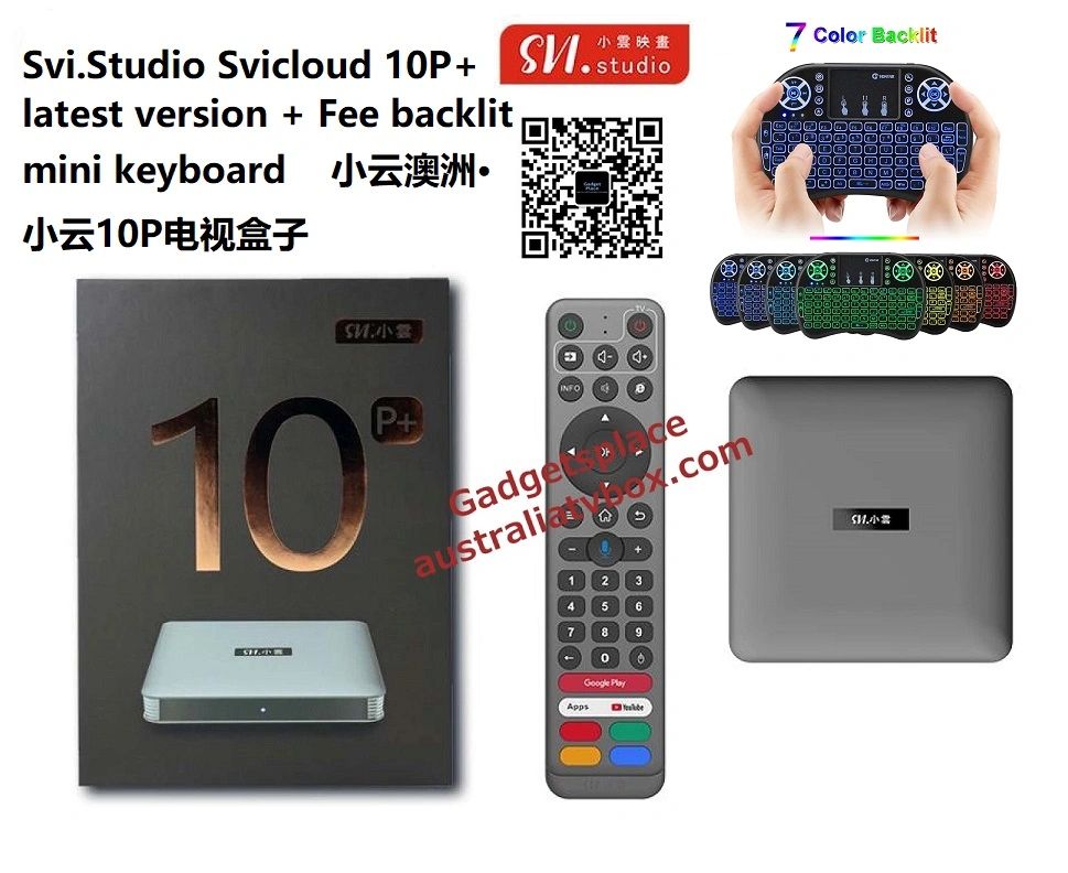 Svicloud Australia Svi.Studio Latest svicloud 10P+ Svi 10P Plus TV Box ...